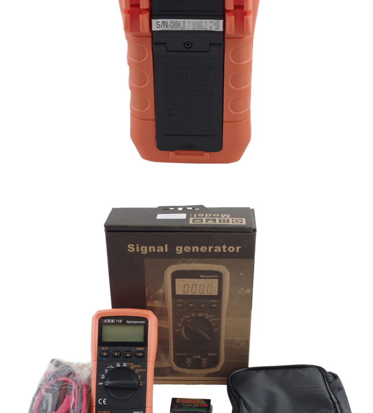 VICTOR 71B 信号发生器-产品-回路校验仪,HART校验仪,多功能校验仪,过程信号源,过程万用表,模块化仪表-西安胜利仪器